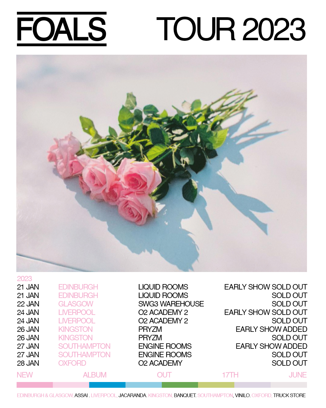 Foals | Additional January UK Shows